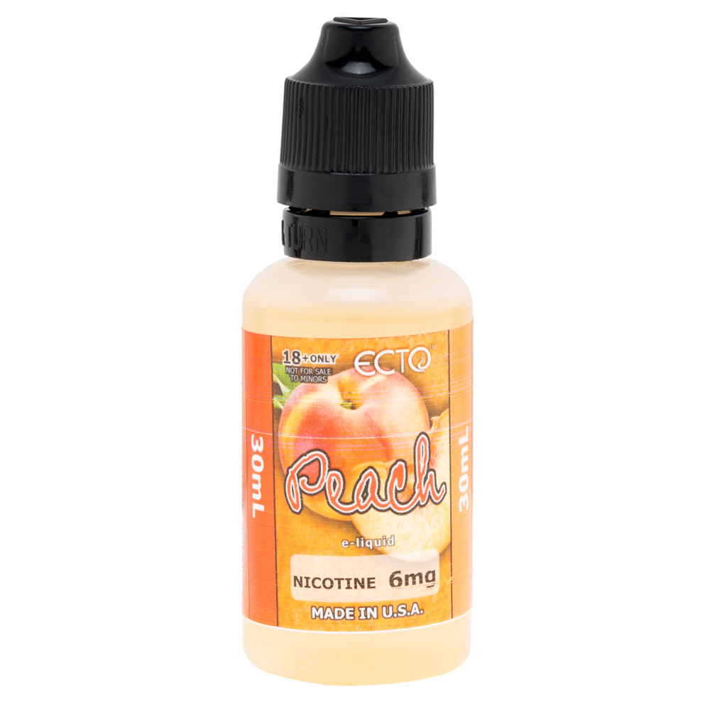 Peach E-Liquid - 30mL, ecto liquid